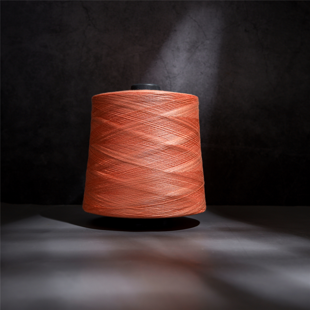 28s/2 Short hair core spun yarn - Home